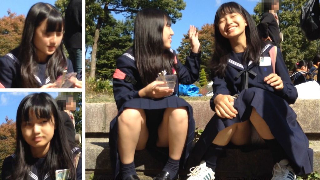 【pcolle】jk座りパンチラの頂点”vol 166” 君のパンツは。