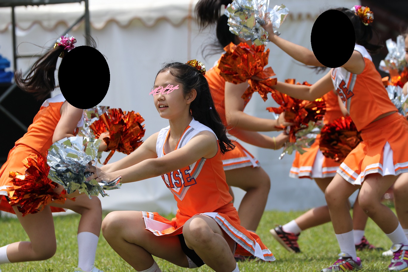 【Pcolle】チアガールJCさん、パンツ丸見えで応援してしまうwww | 君のパンツは。