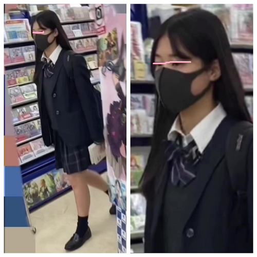 オタク逆さ撮り女子高生パンティーエロ投稿画像64枚and女子高生パンティーエロ