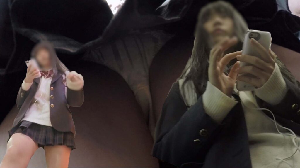 【HONEYsPOT】美少女JKのフロント特化撮り…電車内ドアップでいただきますwwwww | 君のパンツは。